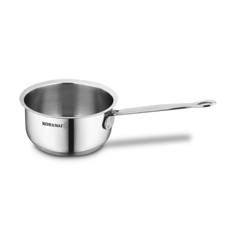 Minika Inox Saucepan 12×6,5 cm – Korkmaz Mauritius