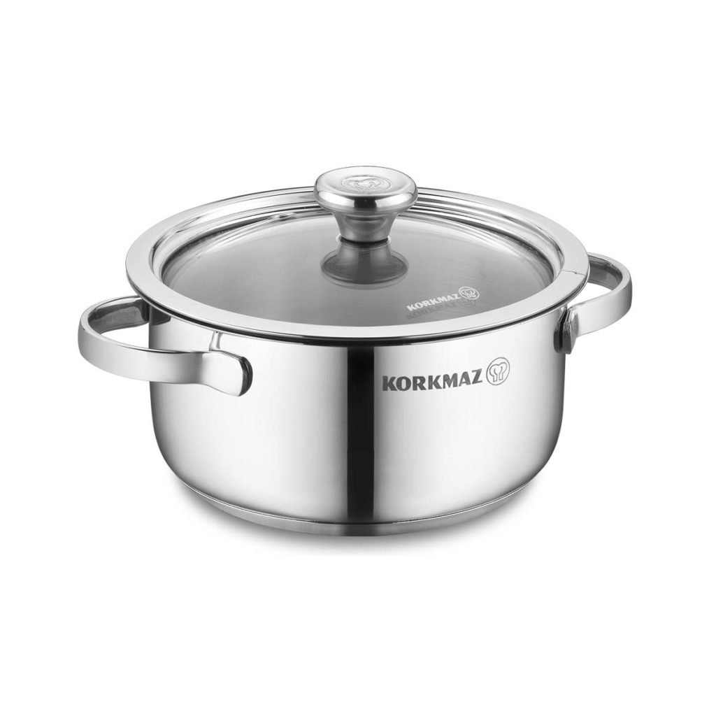 Minika Inox Casserole 14×7 cm – Korkmaz Mauritius