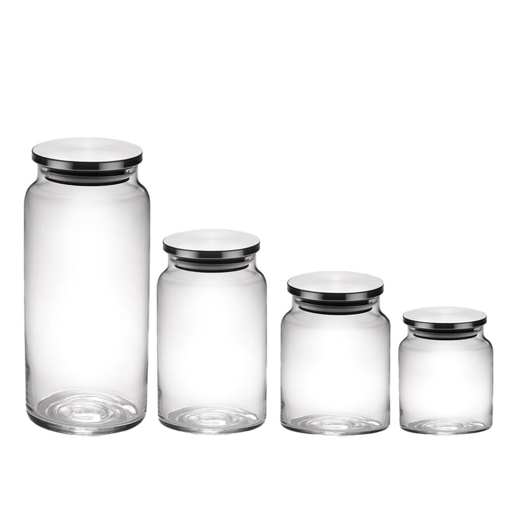 Stora Pure Glass Storage Box 290/635/890/1400ML – Korkmaz Mauritius